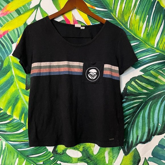 Roxy | Tops | Roxy Casual Small School College Surfer Skater Logo ...